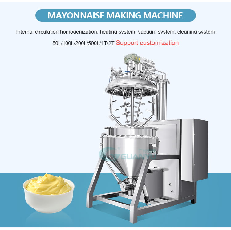 Stirring Tank For Mayonnaise Production