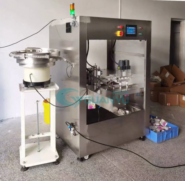 Dual-Head Spout Pouch Filling And Capping Machines